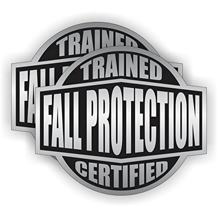 Fall Protection Trained & Certified Hard Hat Sticker / Helmet Decal ...