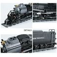 HI-REEKE Train Building Block Set Collectible Big Boy Steam Locomotive ...