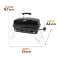 Expert Grill 1-Burner Black Propane Gas 17.5" Portable Tabletop Grill ...
