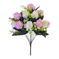 1Pc Artificial Rose Bouquet Artificial Rose Bouquet Plastic For Living ...