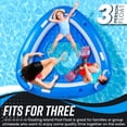 2 Pk Blue Floating Island Pool Float - Walmart.com