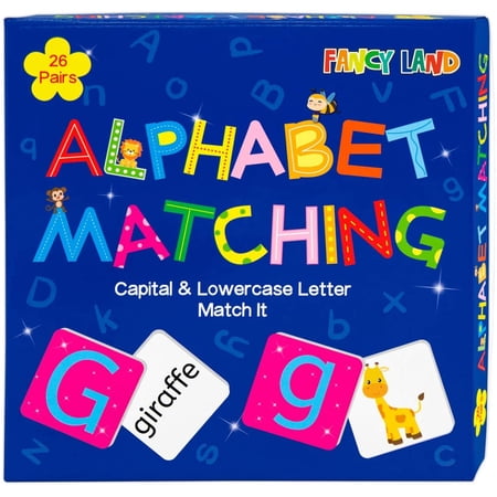 Kids Memory Game Alphabet Matching Game Capital and Lowercase Letter ...