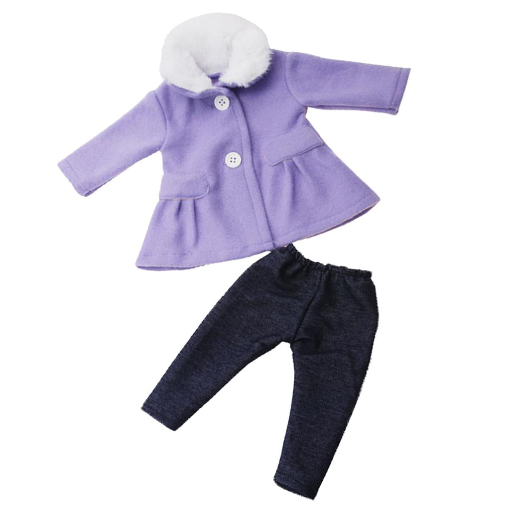 Baby Doll Clothes, Cute Coat Pants 2pcs/set for Dolls Clothing Set ...