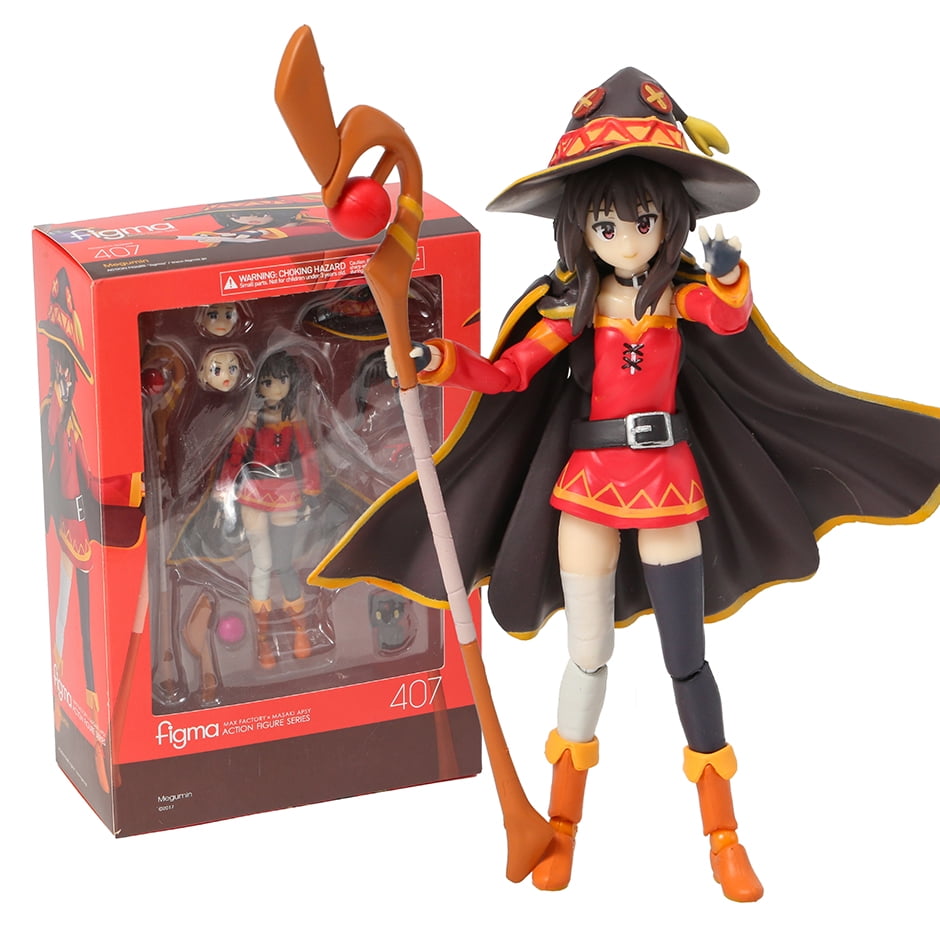Figma 407 Konosuba Megumin Figura de acción de PVC con accesorios | Walmart en línea