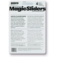 Magic Sliders Gray 2-3/8 in. Sliding Discs, Furniture Glide Pads, 4 ...