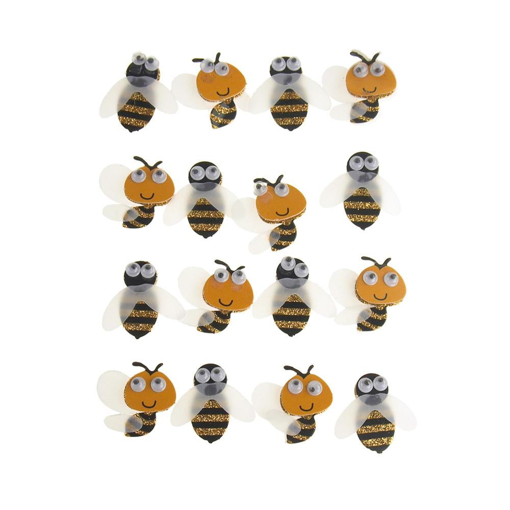 Bee Life 3D Handmade Stickers, 16-Count - Walmart.com
