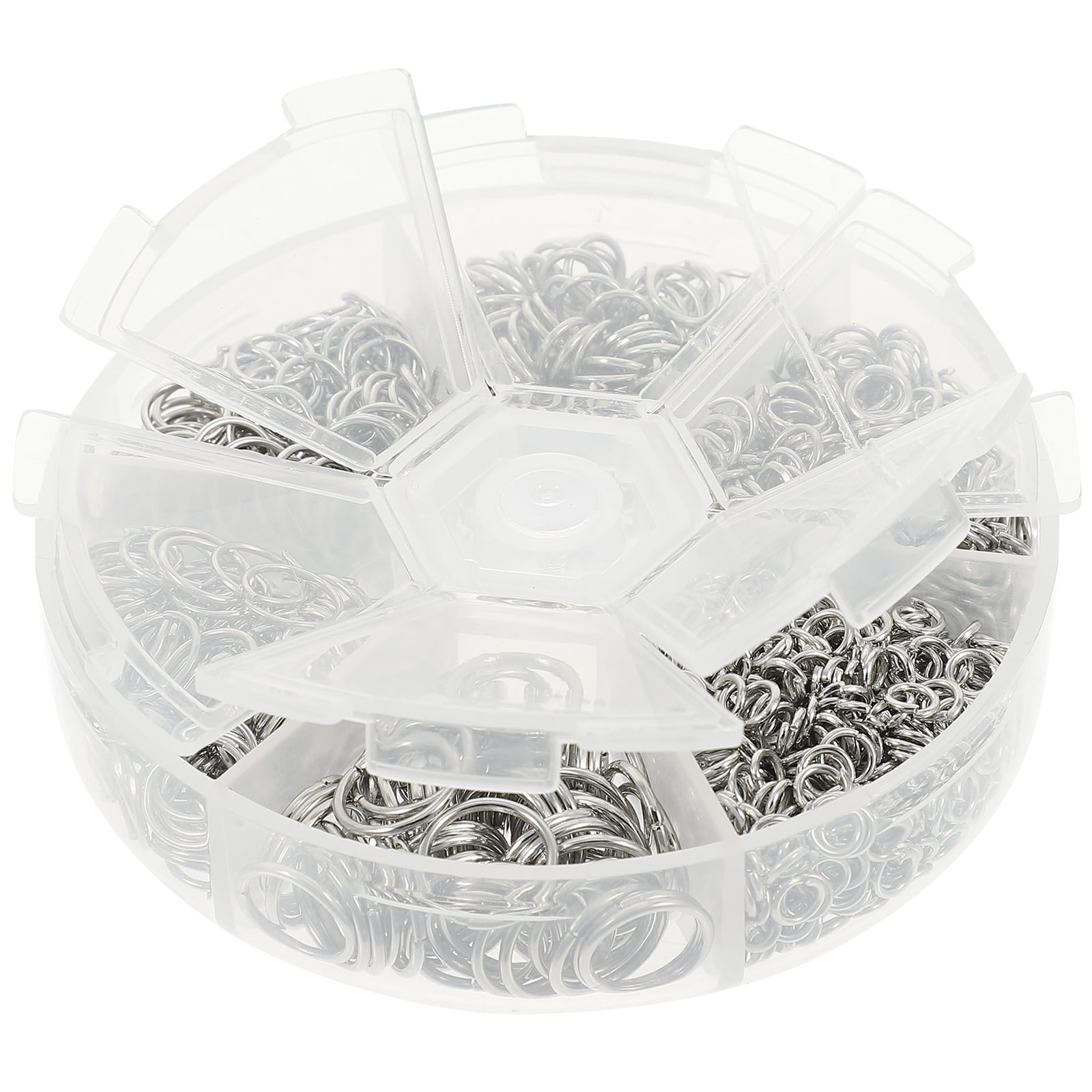 Click here for Unomor 1 Box Of Split Rings Metal Open Jump Rings... prices