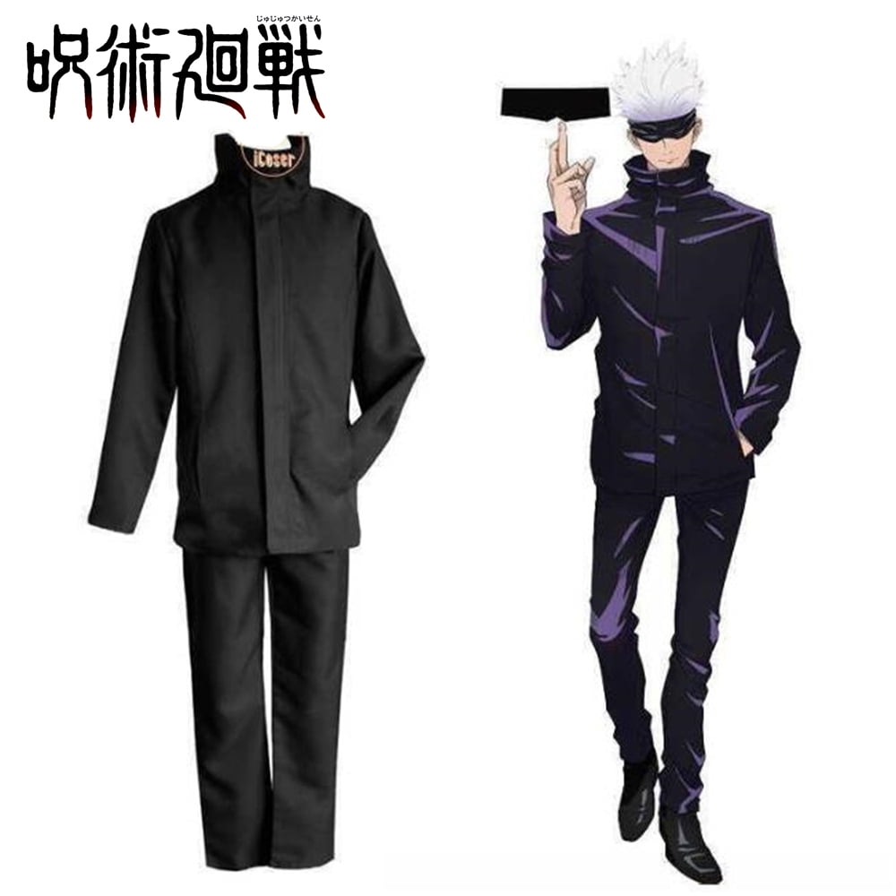 Buy Costume for Gojo Satoru of Jujutsu Kaisen with Eye Mask Online at ...