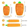 Carrot Shaped Slow Feeder Bowl Non Feeding For Puppies And Cats Reduces ...