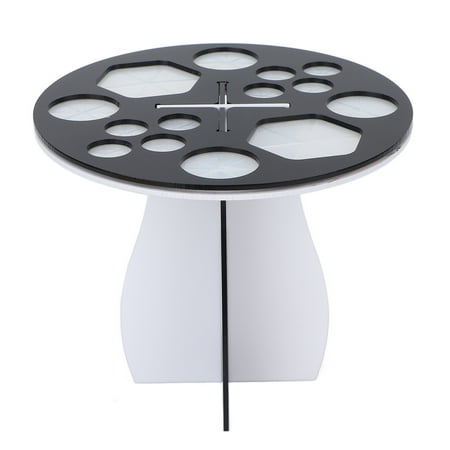 Loewten 14 Holes Makeup Brush Drying Rack Detachable Round Paint Brush ...