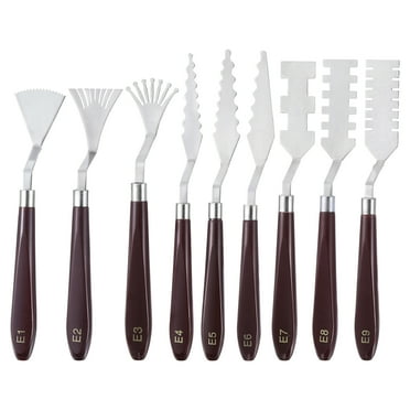 U.S. Art Supply 5-Piece Artist Stainless Steel Palette Knife Set ...
