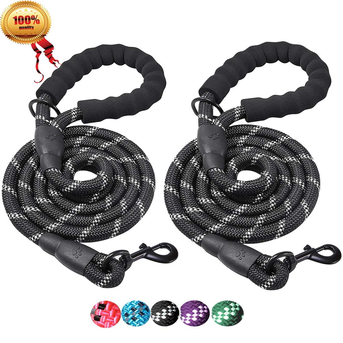 Dog leashes for Large Dogs Rope Leash Heavy Duty Dog Leash with ...