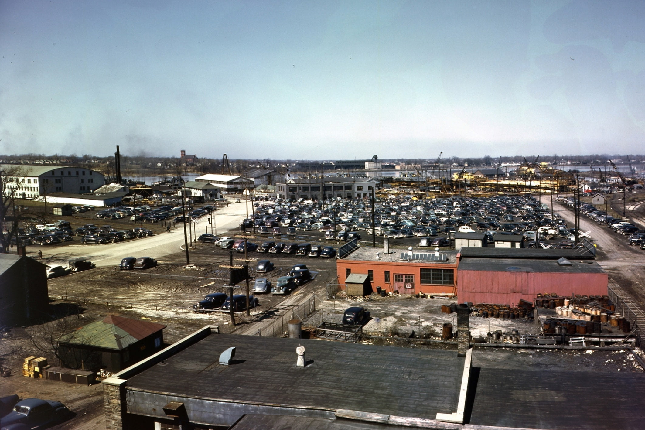 24x36 gallery poster, Defoe Shipbuilding Company yards, Bay City ...