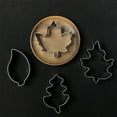 Fall Leaf Cookie Cutter Set-4 Piece-Maple Leaf, Oak Leaf, Leaf Shapes ...