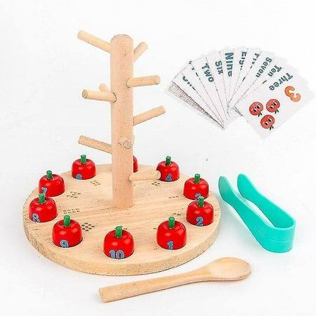 Kids Montessori Educational Wooden Toys Exercise Hands on Ability ...