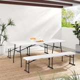 Free Shipping! Mainstays 6 Foot Fold-in-Half Bench, Steel Frame, Indoor ...