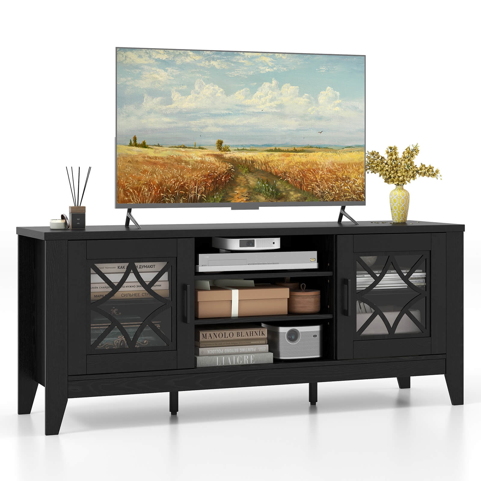 Click here for Costway Tv Stand For Tvs Up To 65 With 3-Position... prices