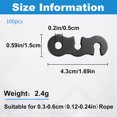 100PCS Practical Tent Cord Tensioner with Nonslip Design Quick ...