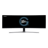 SAMSUNG 49" Class CRG9 Dual QHD (5,120 x 1,440) Curved QLED Gaming ...