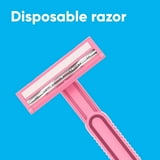 Gillette Daisy Classic Disposable Women's Razor, 12 Count + 1 Venus ...