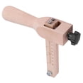 Suodoka Premium Wooden Hand Leather Strip Strap Adjustable Cutting Tool ...