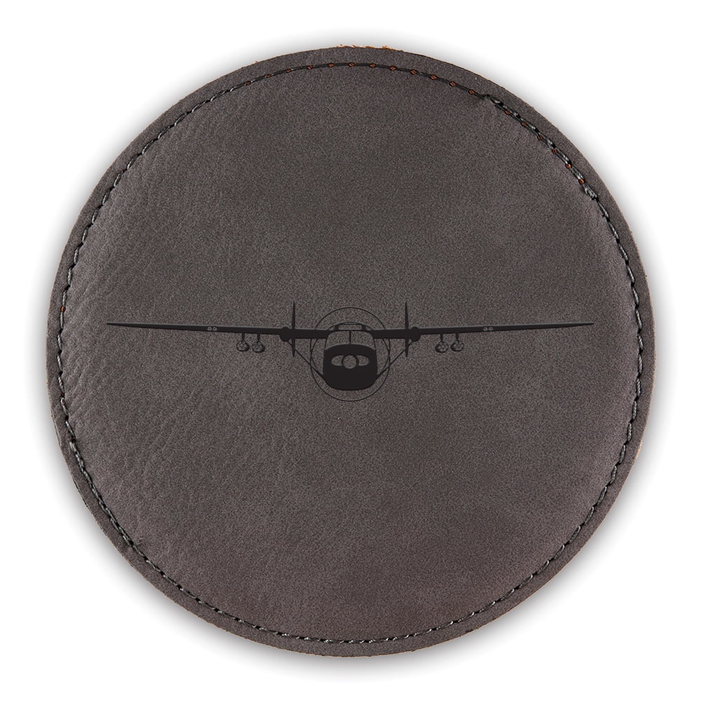 O-2 Skymaster Coaster Laser Engraved Leatherette - Round Coasters ...