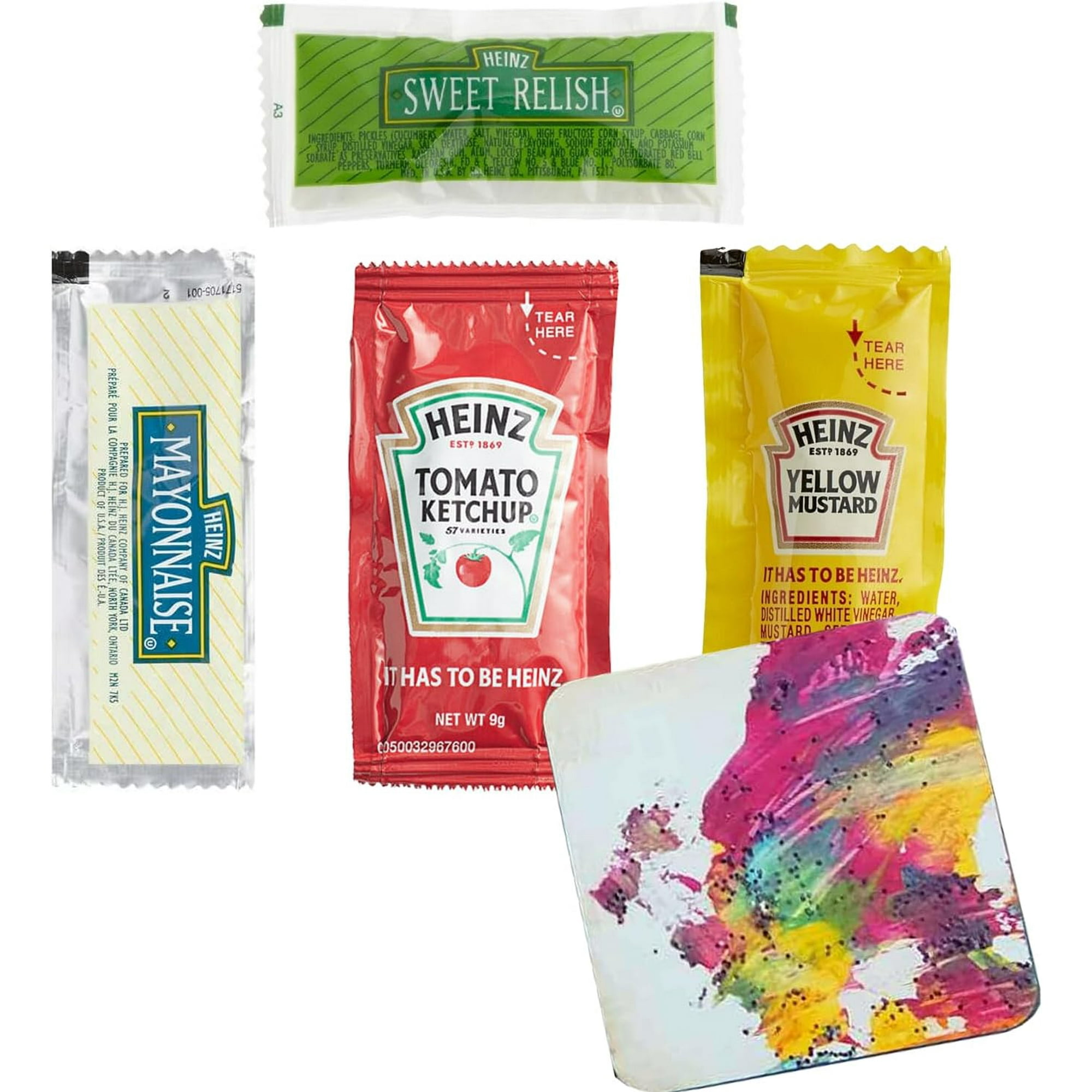 Click here for 100 Condiment Sachets - Ketchup  Mustard  Mayonnai... prices
