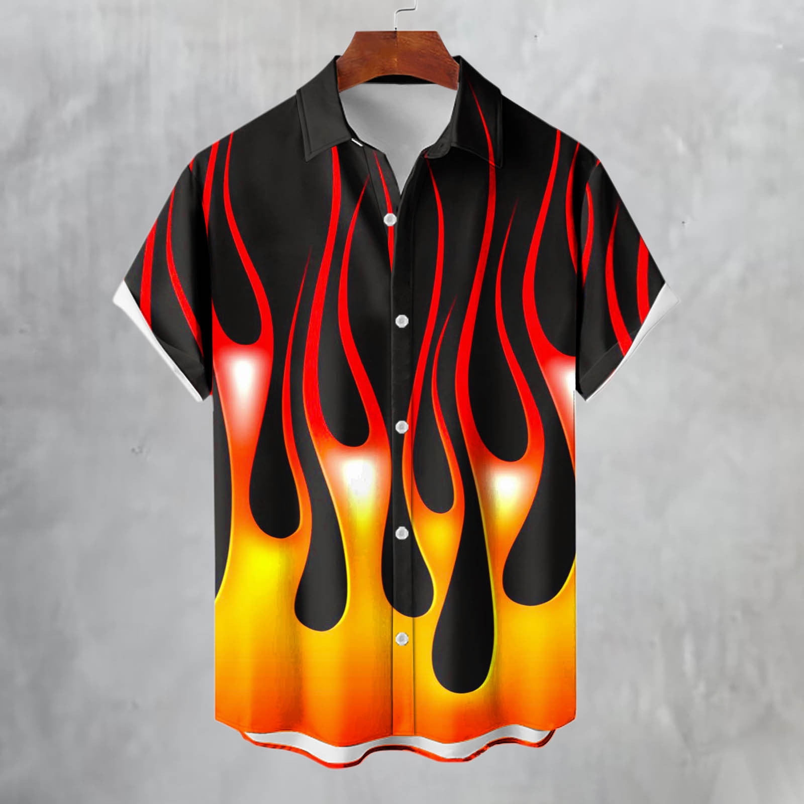 Click here for Lcziwo Hawaiian Shirt For Men Funny Novelty 3d Fla... prices