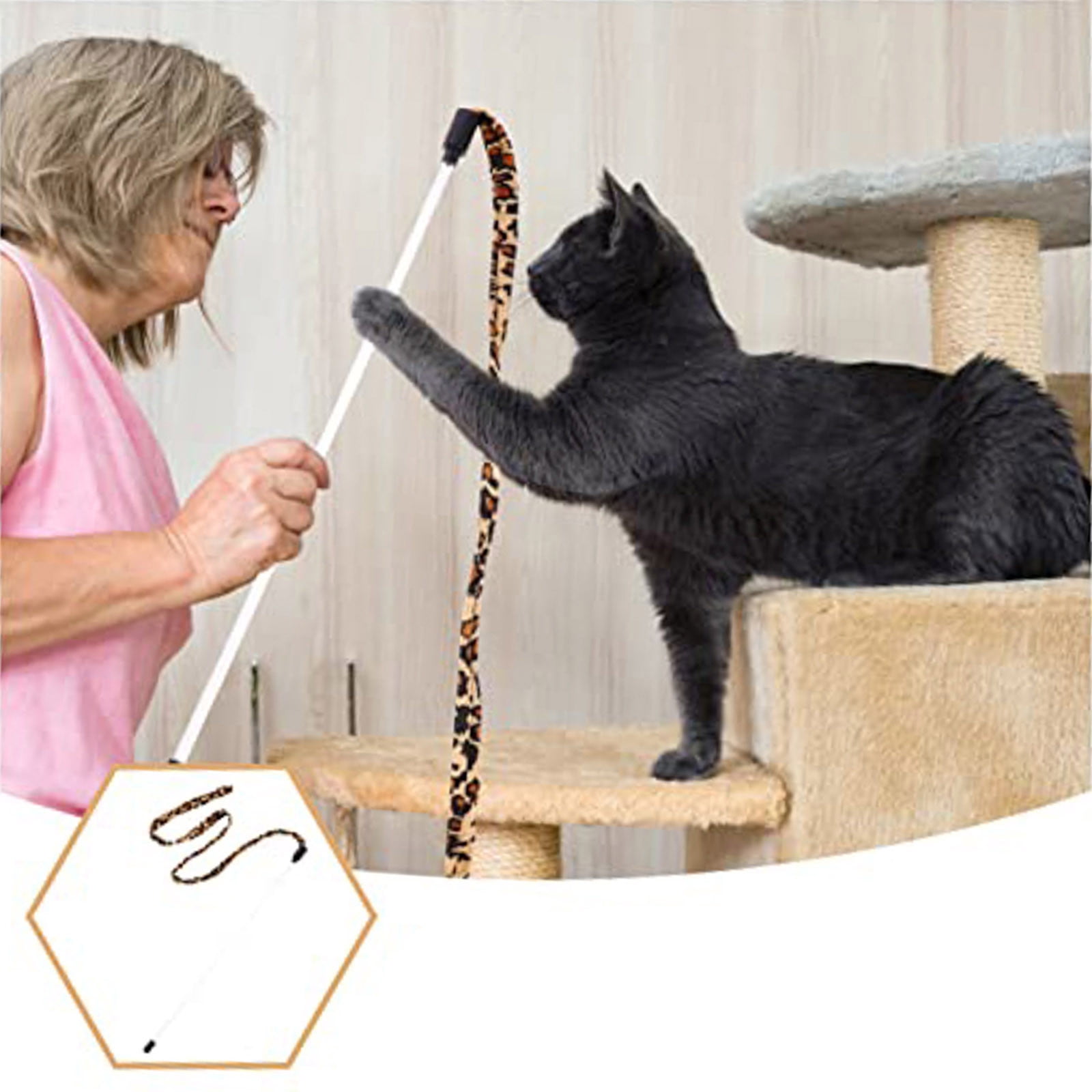 Click here for Chenjiaaa Cat Teaser Toy Promotes Exercise Interac... prices