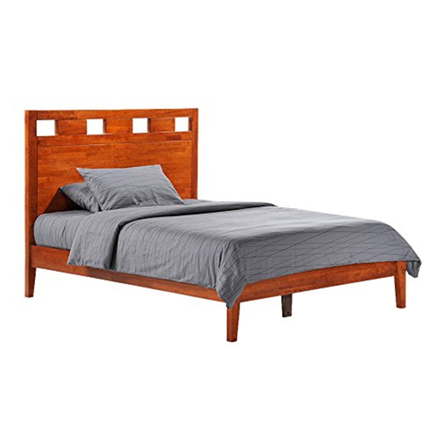 King Tamarind Bed (P Series) in cherry finish-Finish:Cherry - Walmart.com