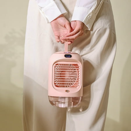 enqiretly Air Conditioner Fan Cooler USB Rotating Table Electric Fan ...