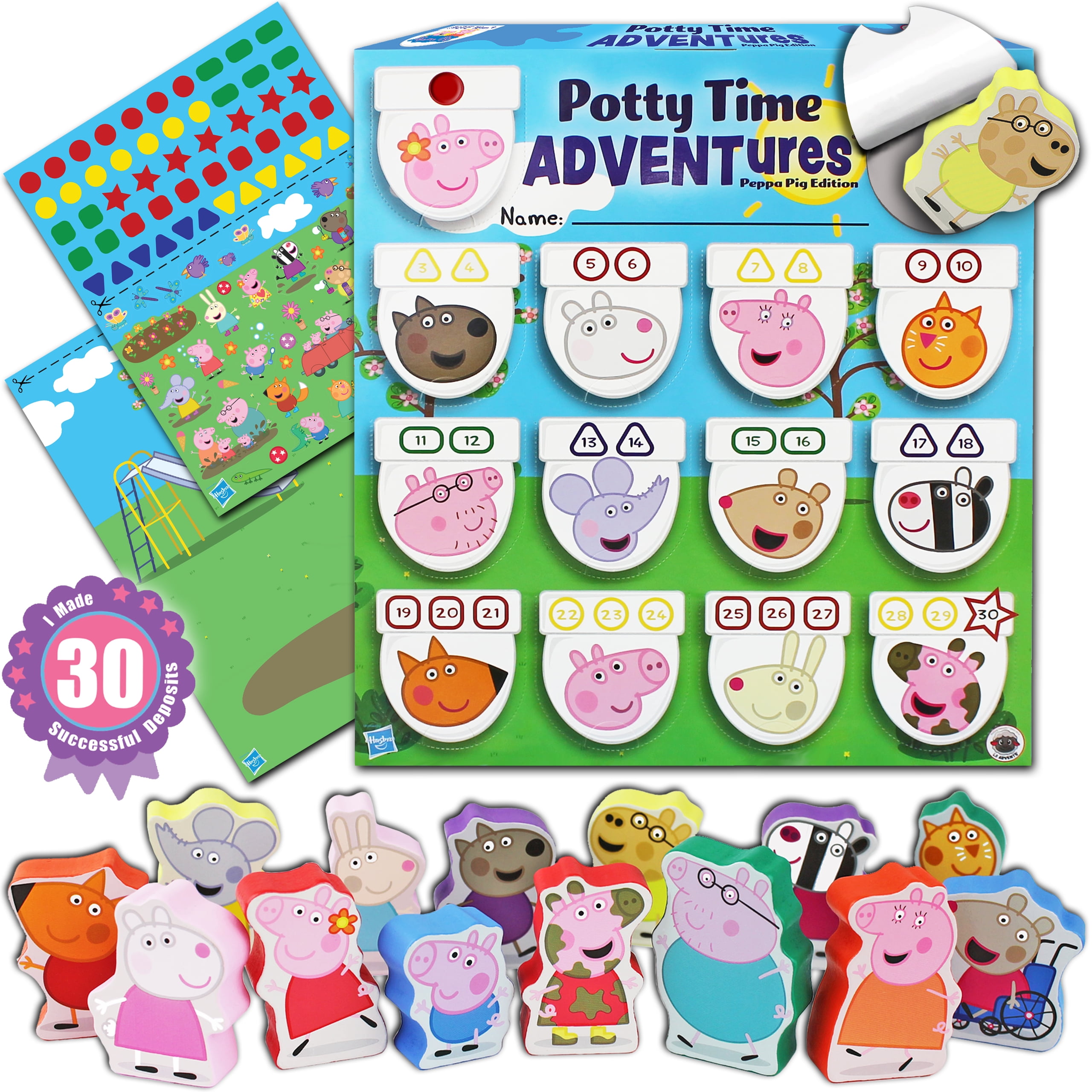 Lil ADVENTS Potty Time Adventures Potty Training Game for Toddlers 18 ...