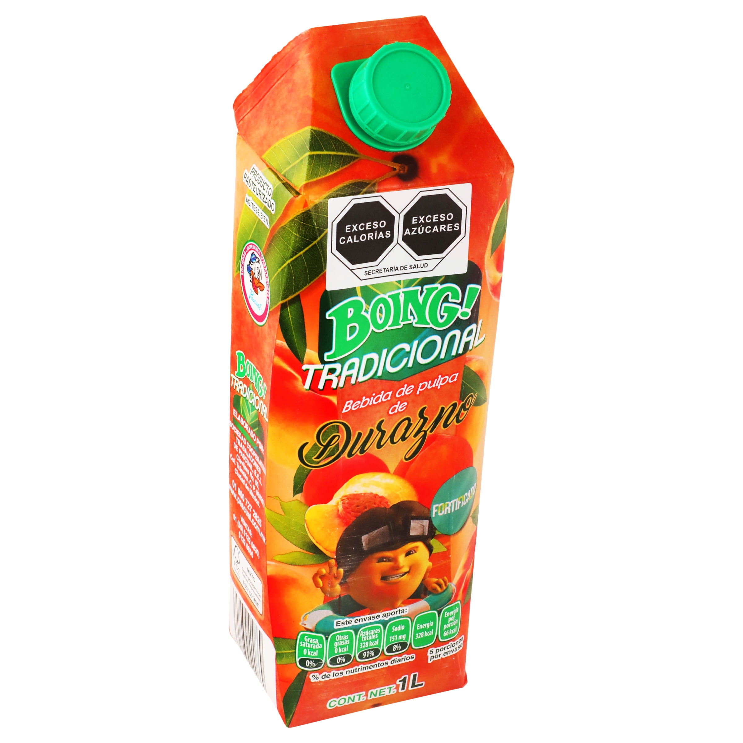 BOING BEBIDA SABOR DURAZNO 1L | Walmart en línea