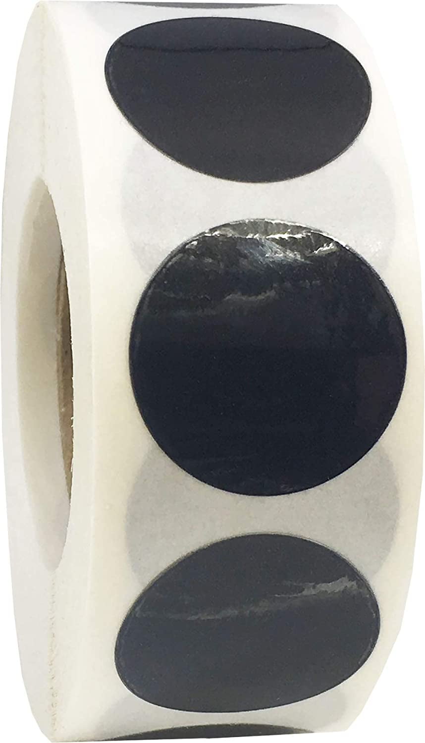 Laminated Black Color Coding Labels for Organizing Inventory 0.75 Inch ...