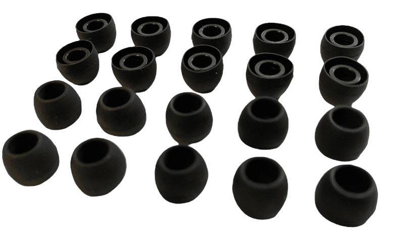 10 Pair Small Black Replacement Earbud Tips - Walmart.com