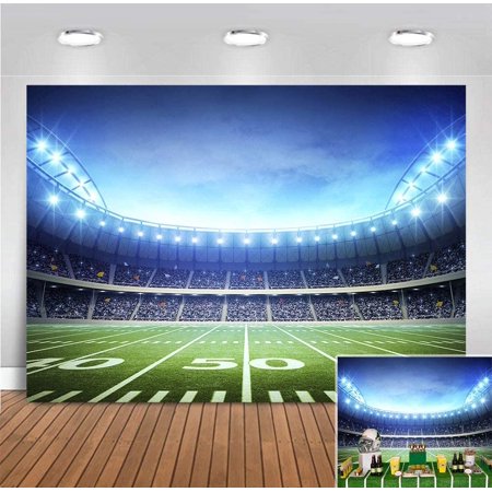 Soccer Stadium Themed Football Backdrop Photography Baby Shower ...