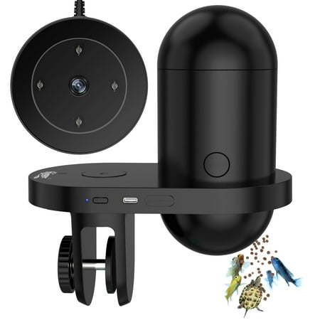 hygger WiFi Automatic Fish Feeder, Intelligent Timing Fish Feeder ...