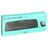 Logitech Wireless Keyboard and Mouse Combo, Full Size, Programmable ...