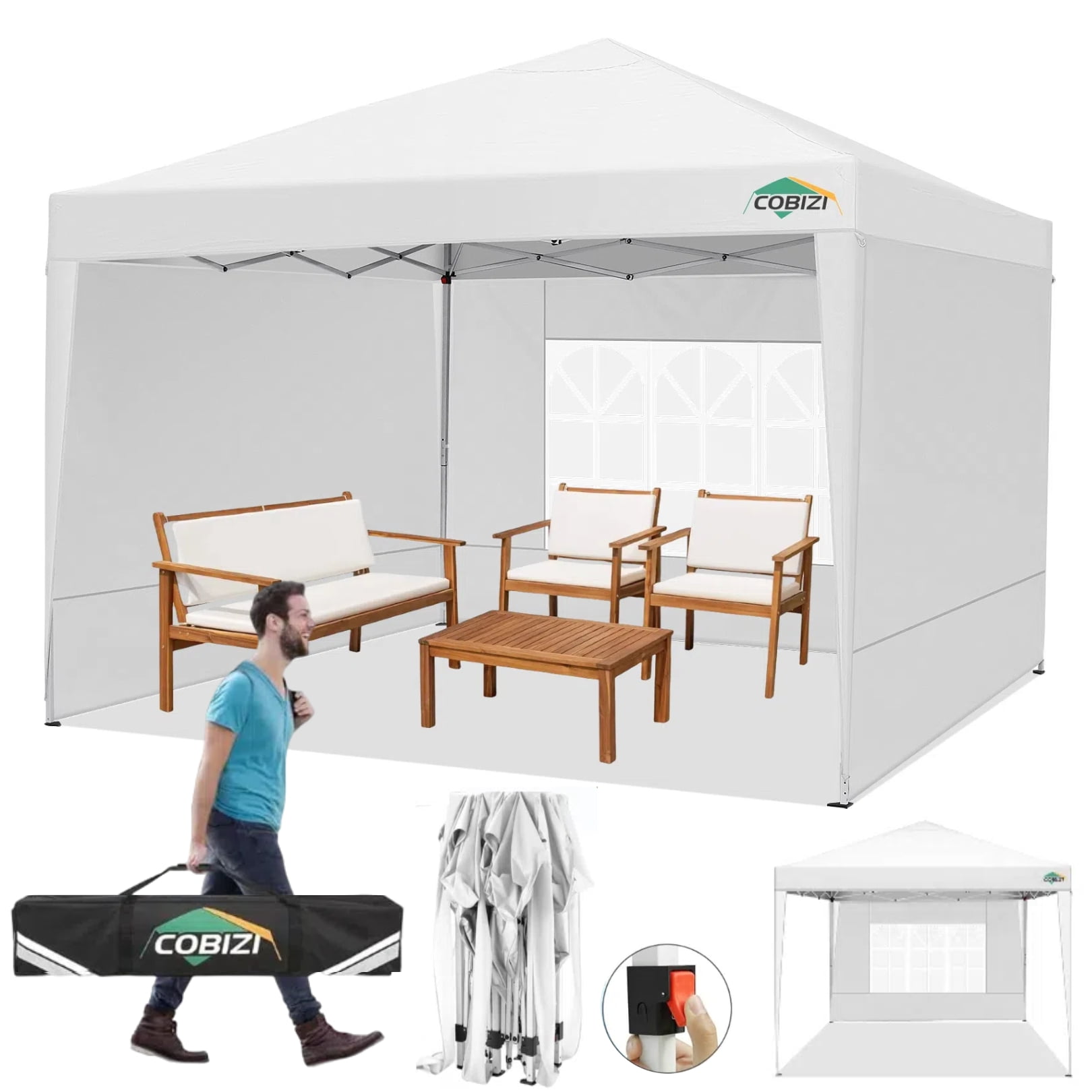 Click here for Cobizi 10x10 Pop Up Canopy Tent Gazebo Outdoor Par... prices