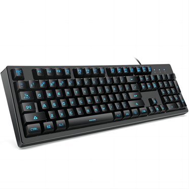 Trust GXT 860 Thura Semi-mechanical Keyboard, Black - Walmart.com