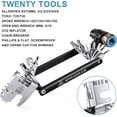Bike Tool with CO2 Inflator - Bike Chain Tool/Torx/Hex/Screwdriver ...