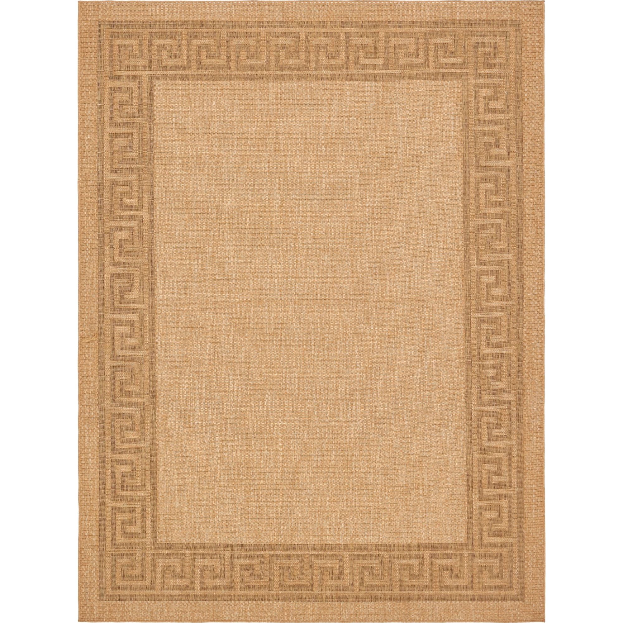Unique Loom Greek Key Outdoor Contemporary Geometric Area Rug or Runner ...