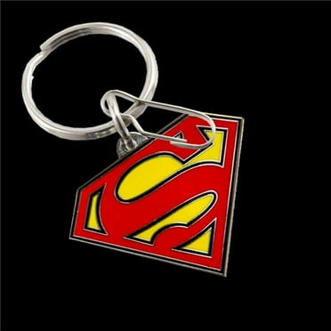 Superman Silver Symbol Pewter Keychain - Walmart.com