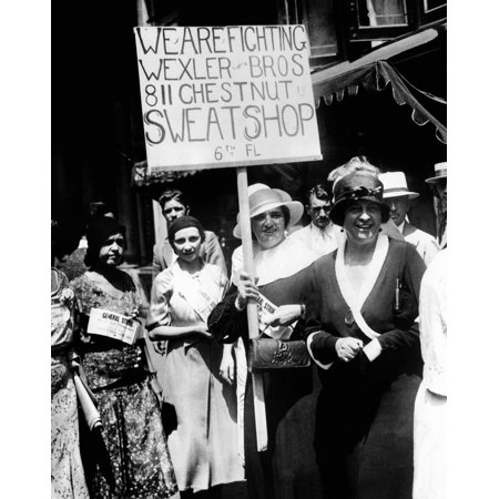 International Ladies Garment Workers Union Strikers Picket Two Shops In ...