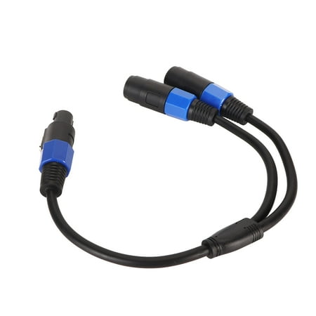 Speaker Splitter Cable, Speaker Male To 2 Female Splitter Cable Plug ...