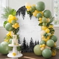 Black Mist Forest Arch Backdrop Cover 5x2.1 Ft, Spandex Wedding Arch ...