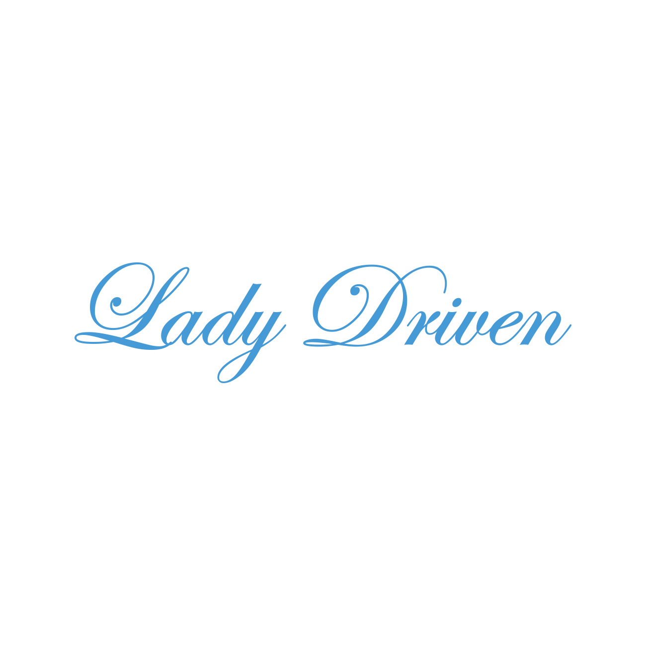 Lady Driven Sticker Decal Die Cut - Self Adhesive Vinyl - Weatherproof ...