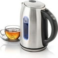 Stainless Steel Electric Kettle, Cordless 1.7L Electric Kettle ...