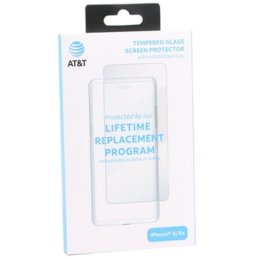 At&t Tg-ix Tempered Glass Screen Protector For Iphone X - Walmart.com