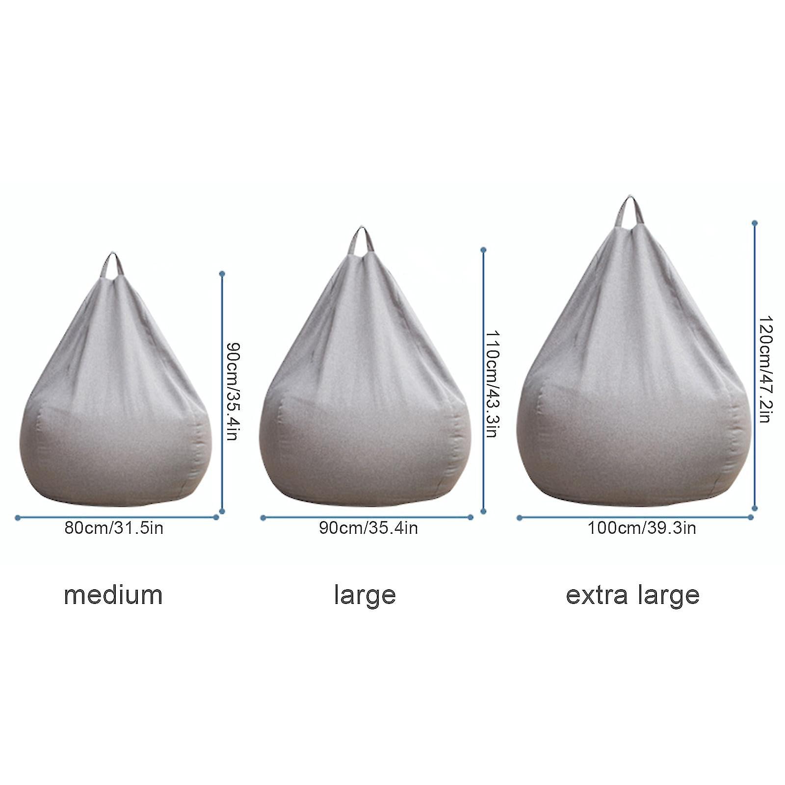 Click here for Xihe New Extra Large Bean Bag Chaises Couch Sofa C... prices